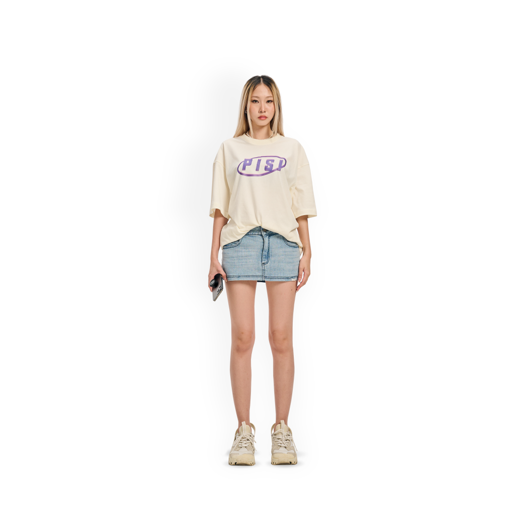 PISI Purple Logo | Off White - PISI STYLES